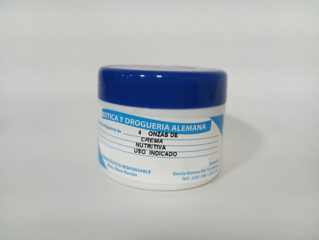 Crema Nutritiva (facial y corporal) – Botica y Drogueria Alemana Cia. Ltda. Crema Nutritiva (facial y corporal) – Botica y Drogueria Alemana Cia. Ltda.